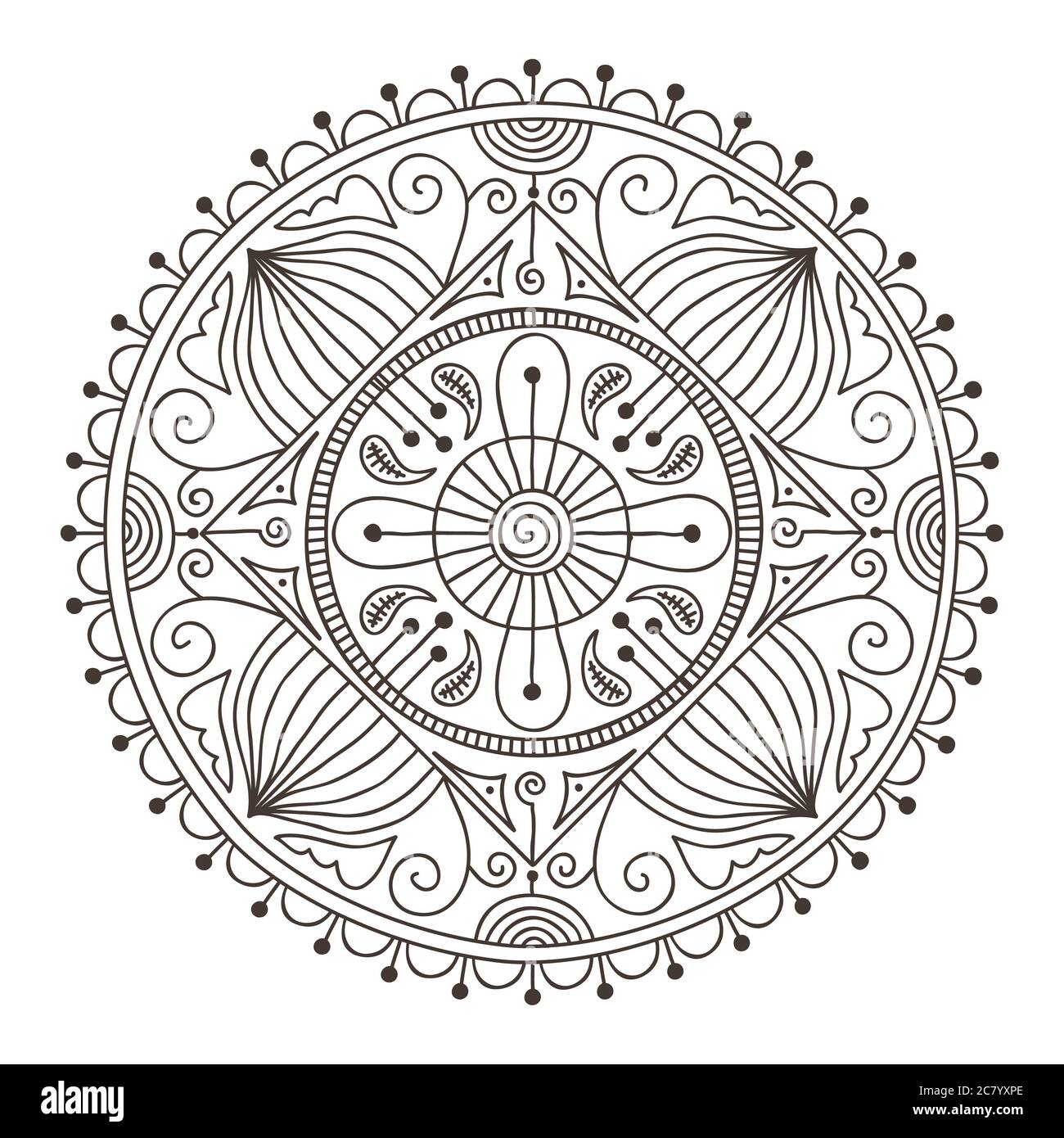 Planet mandala hi-res stock photography and images - Alamy