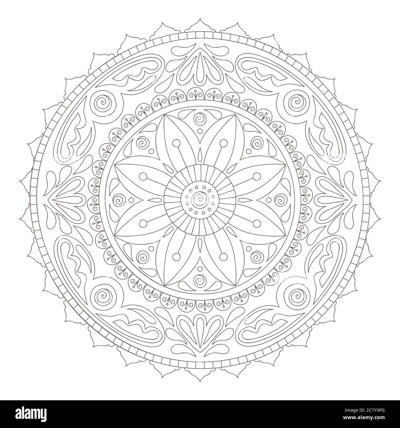 Planet mandala hi-res stock photography and images - Alamy