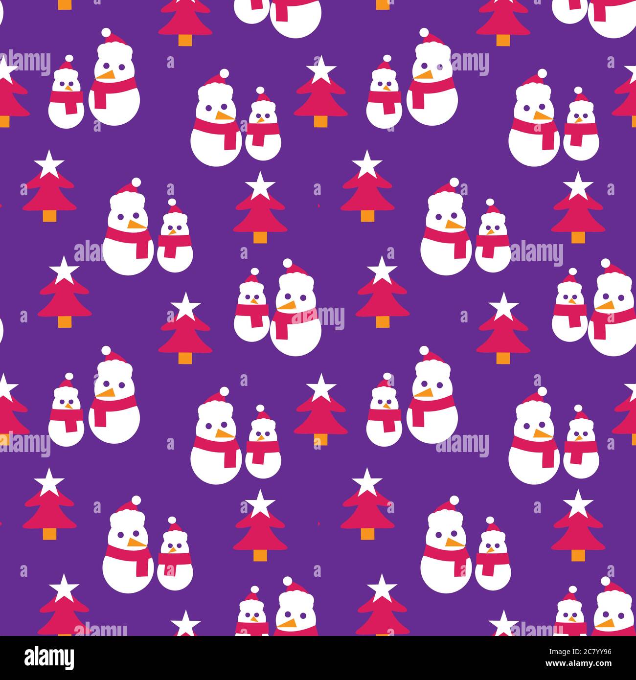 Christmas Snowman seamless pattern background for website graphics ...