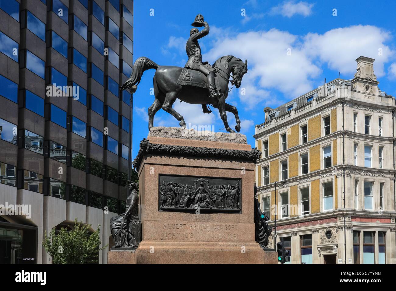 Prince albert equestrian statue hi-res stock photography and images - Alamy