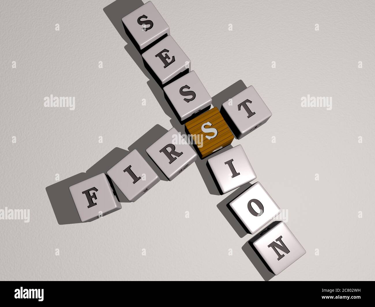 first session combined by dice letters and color crossing for the ...