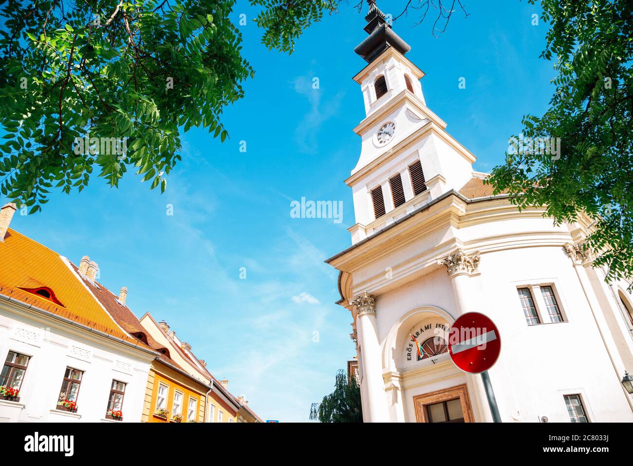 Budapest Church Clock Tower High Resolution Stock Photography and ...