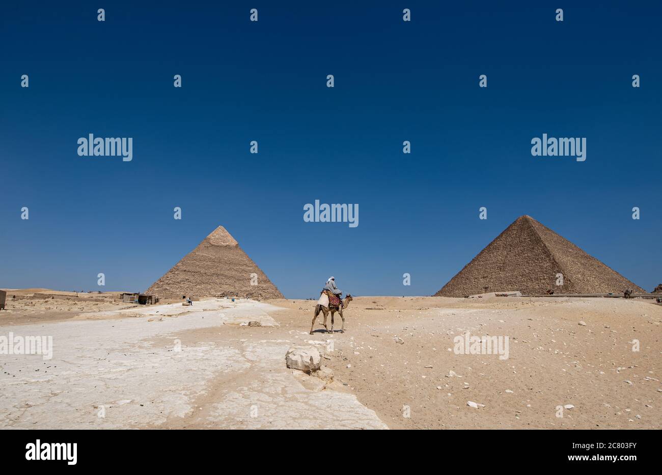 Panoramic view of giza pyramids hi-res stock photography and images - Alamy