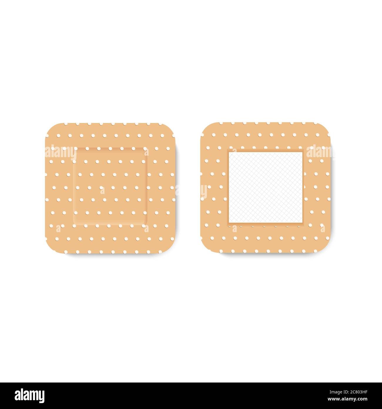 adhesive plaster on a white background Stock Vector Image & Art - Alamy
