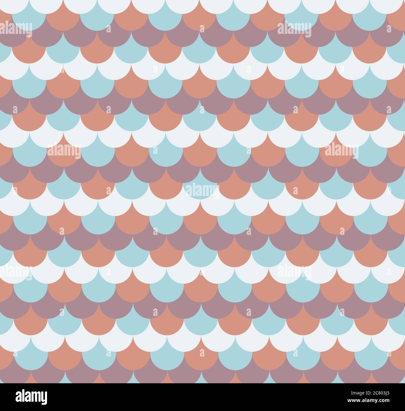 Colorful scallop pattern vector illustration design.Seamless vector ...