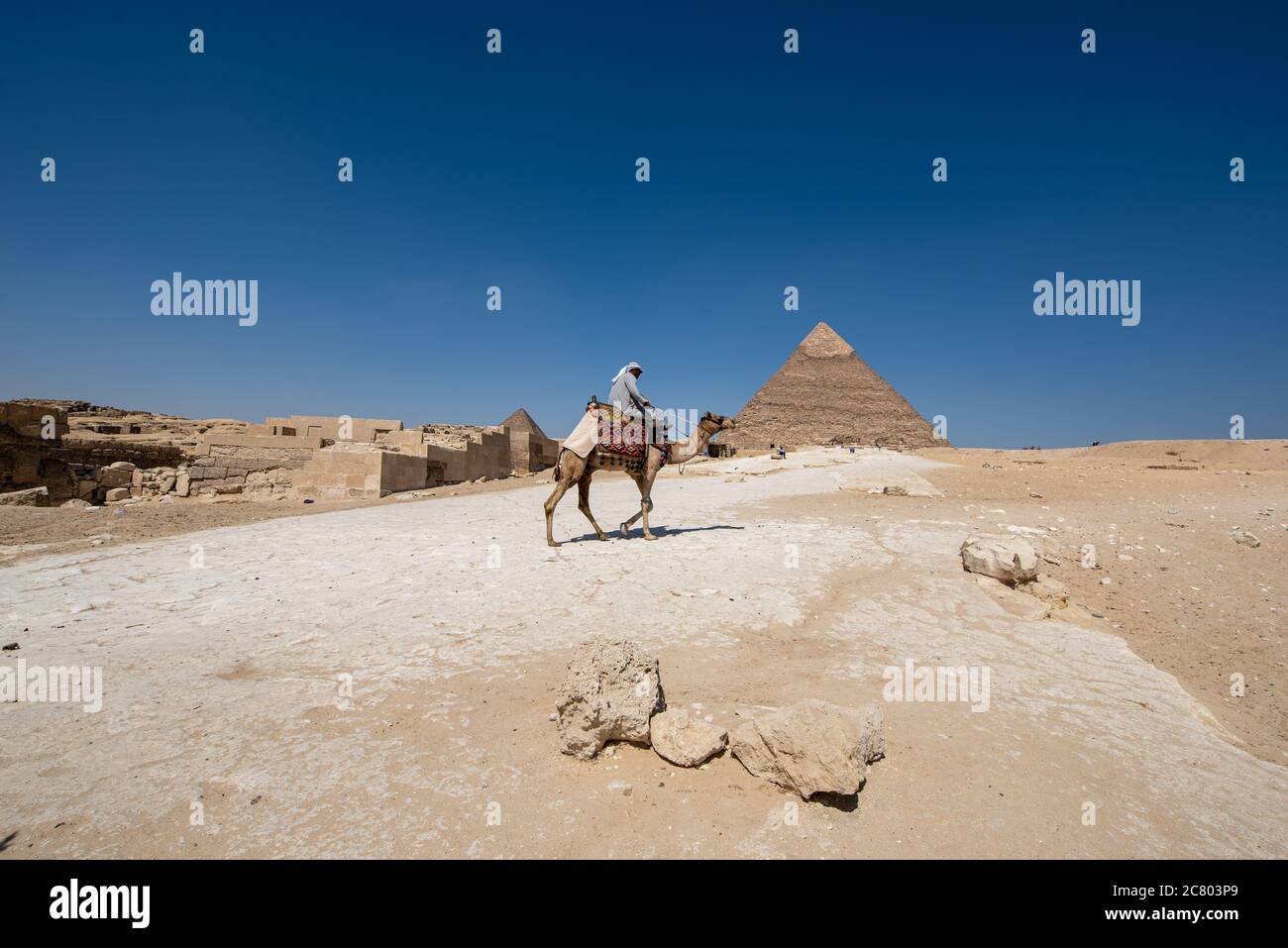 Panoramic view of giza pyramids hi-res stock photography and images - Alamy