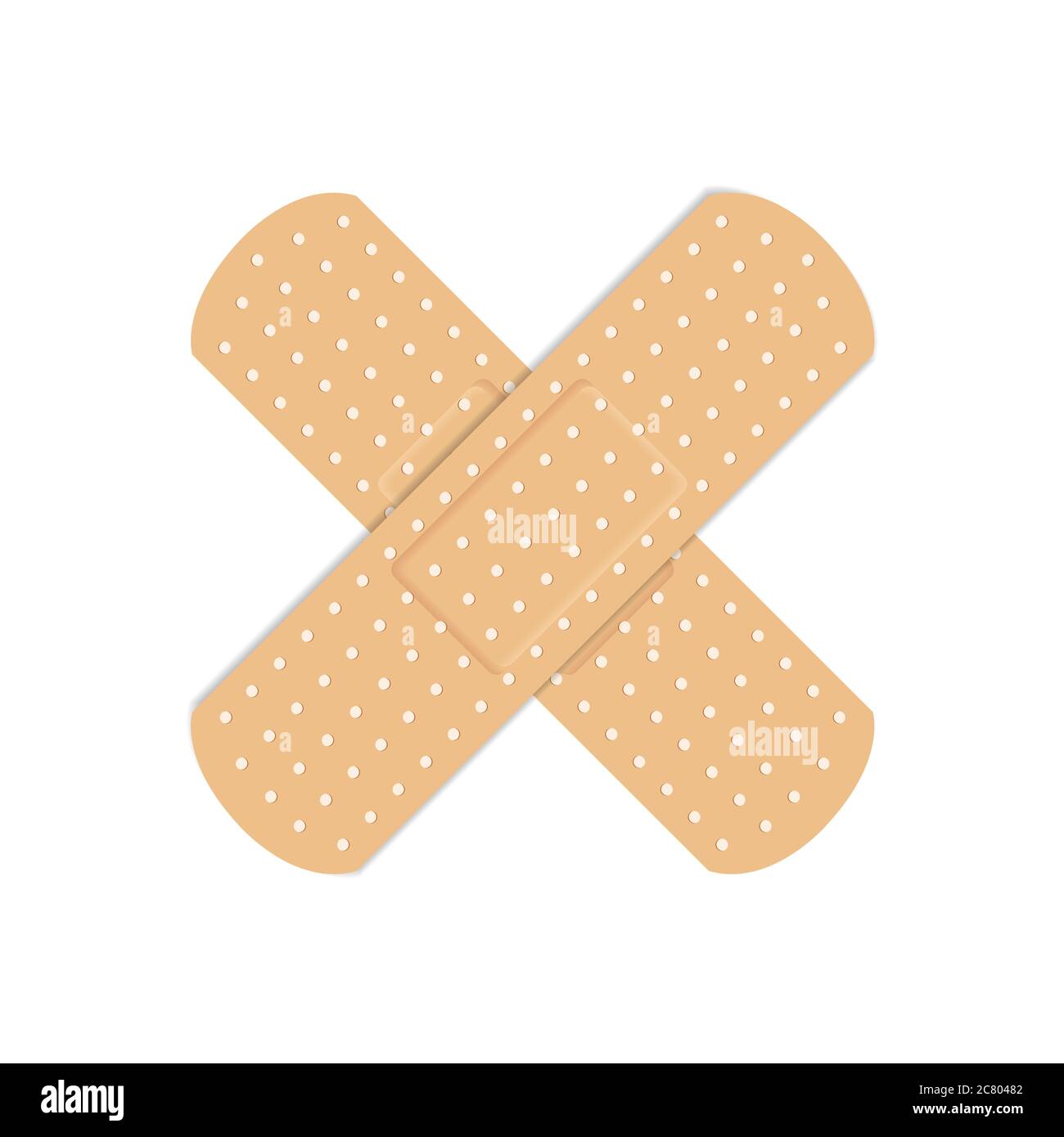 adhesive plaster on a white background Stock Vector Image & Art - Alamy