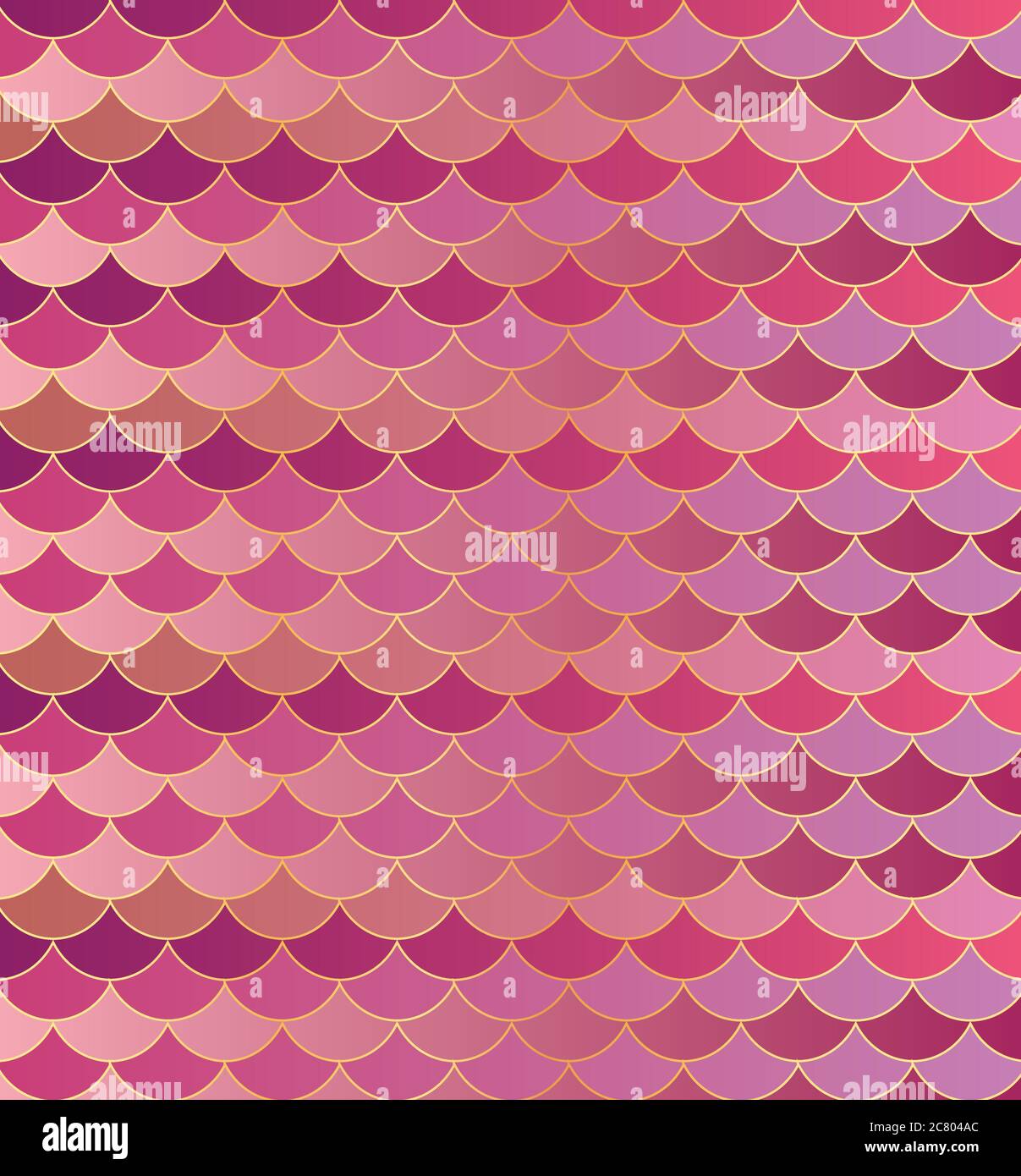 Scallop pattern vector illustration design.Pink seamless vector pattern ...