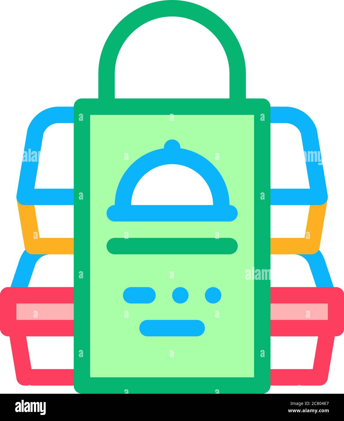 Illustration fast food packages hi-res stock photography and images - Alamy