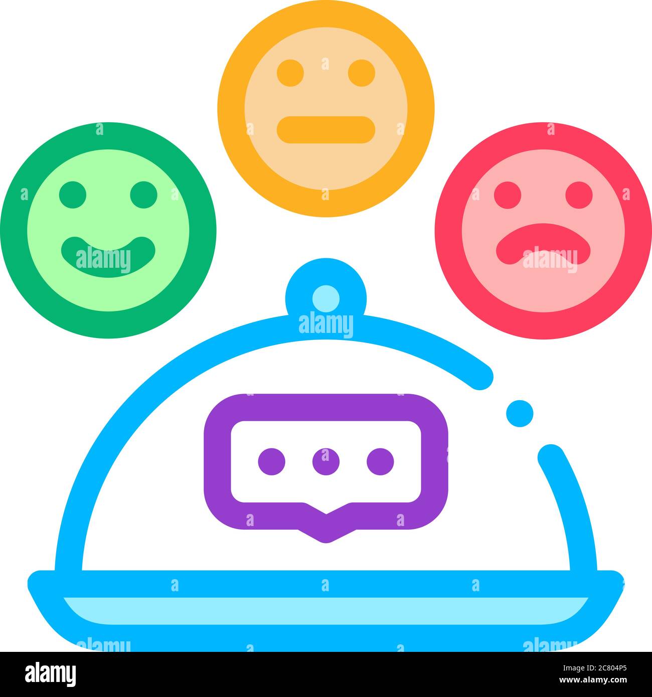 delivery review icon vector outline illustration Stock Vector Image ...