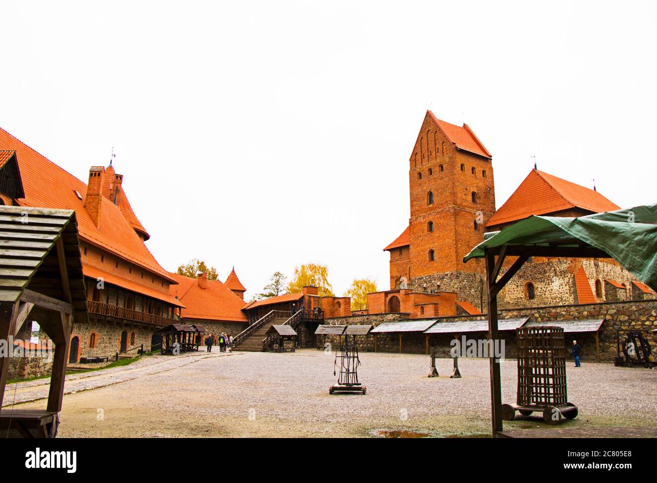 Traditional trakai castle panoramic hi-res stock photography and images ...