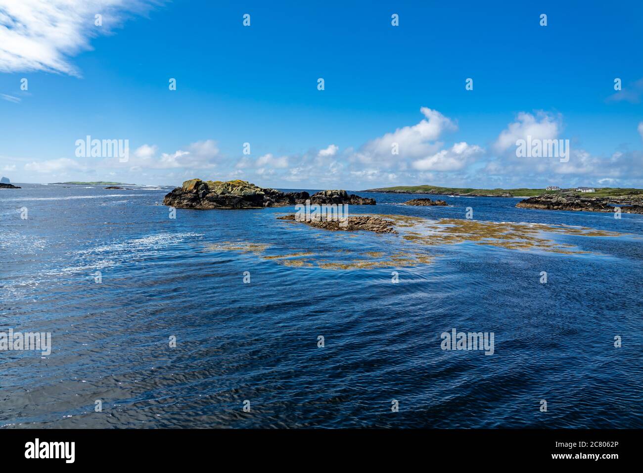 The beautiful coast at Rosbeg in County Donegal - Ireland Stock Photo ...