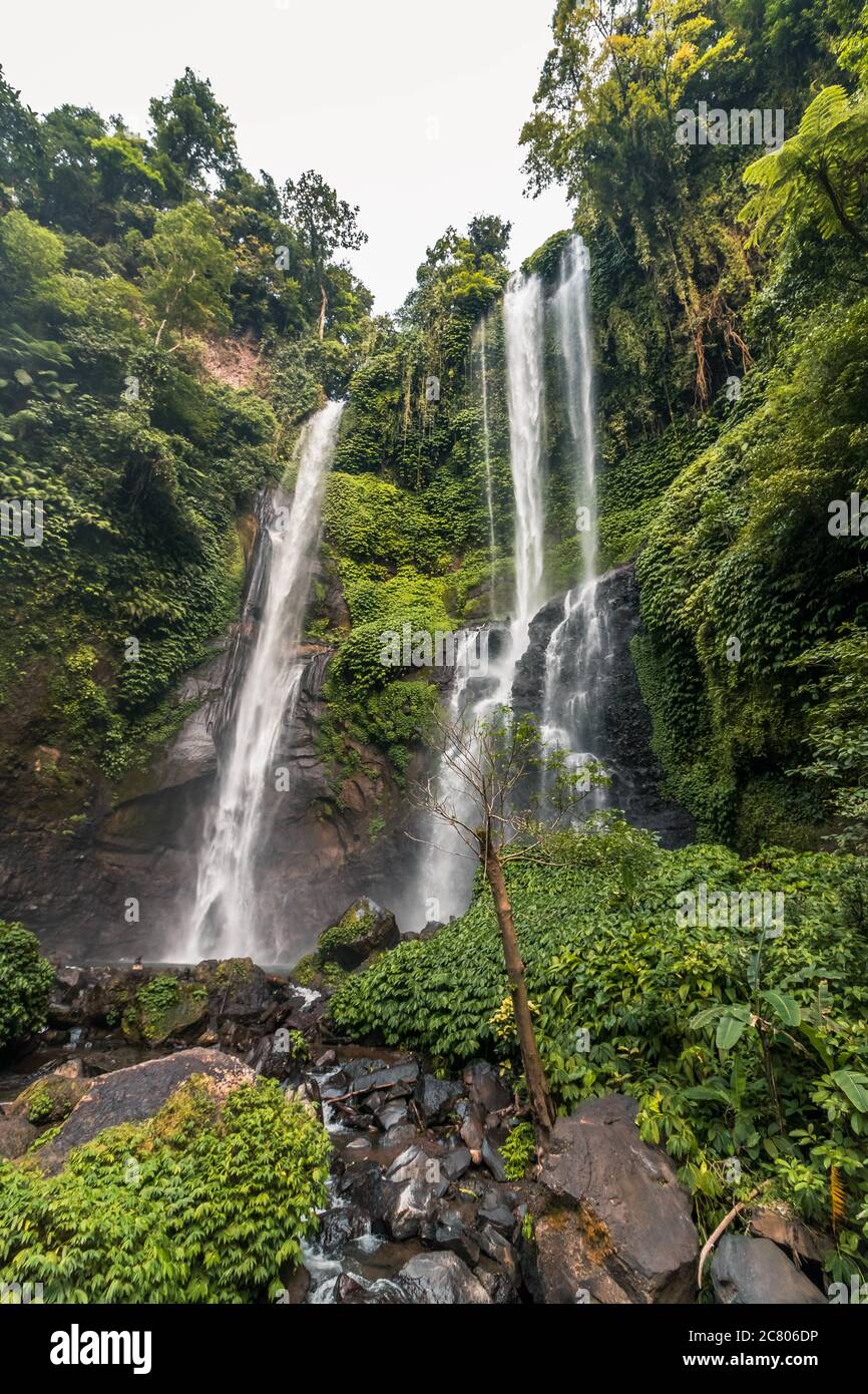 Beautiful shot sekumpul waterfall hi-res stock photography and images ...