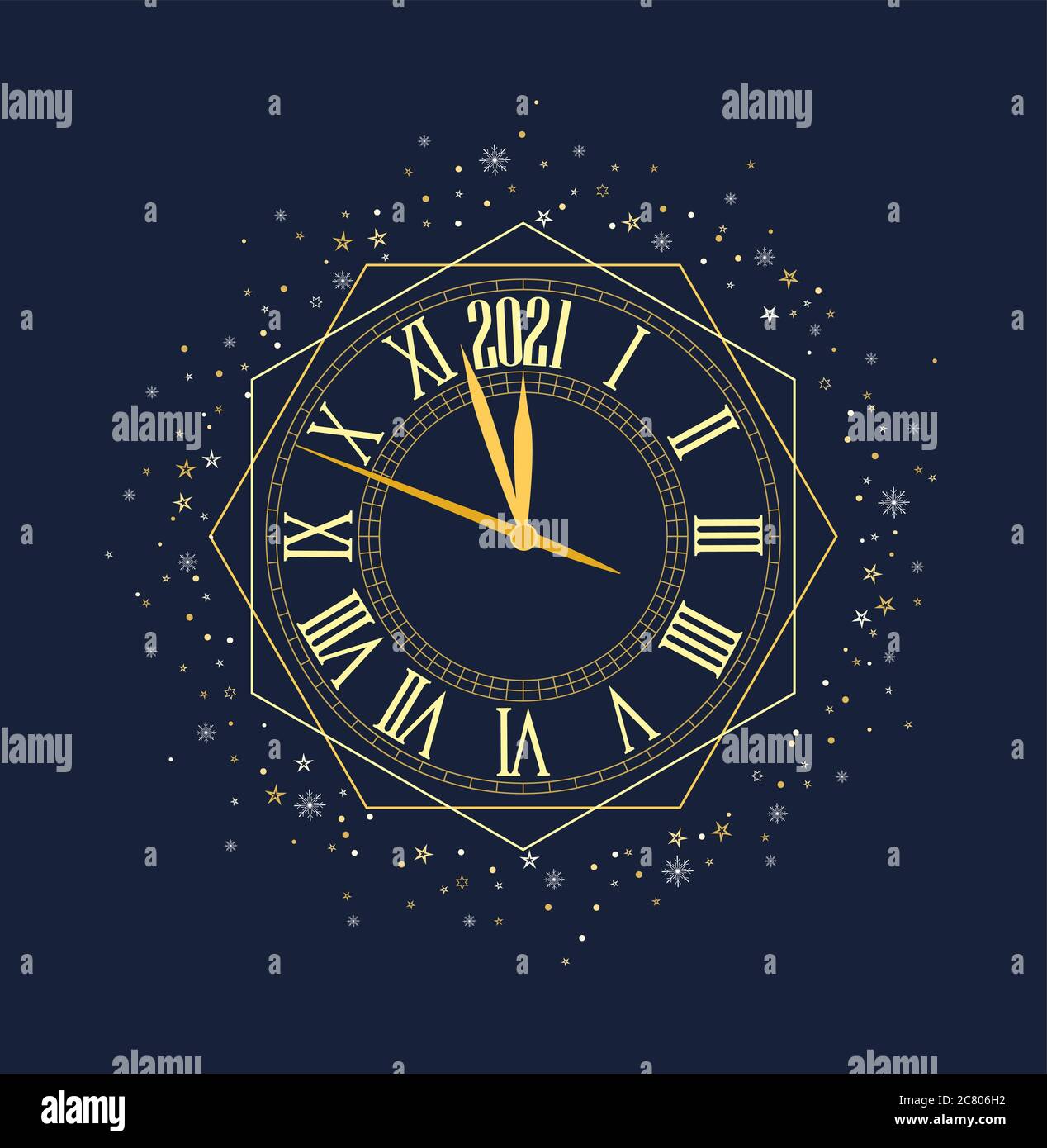 Happy new 2021 Stock Vector Images - Alamy