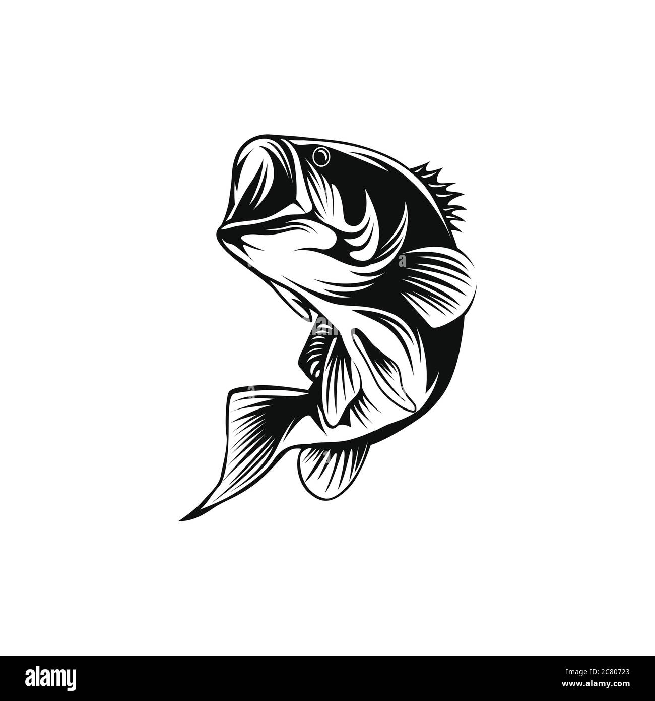 Fish and Fishing Illustration Vector Stock Photo - Alamy