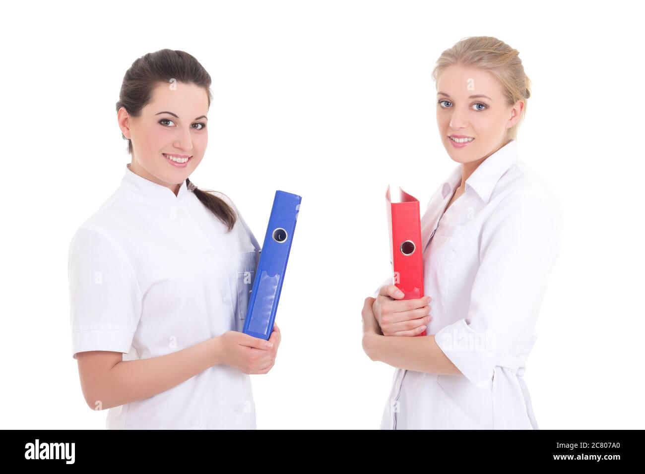 Young doctor two attractive nurses hi-res stock photography and images ...