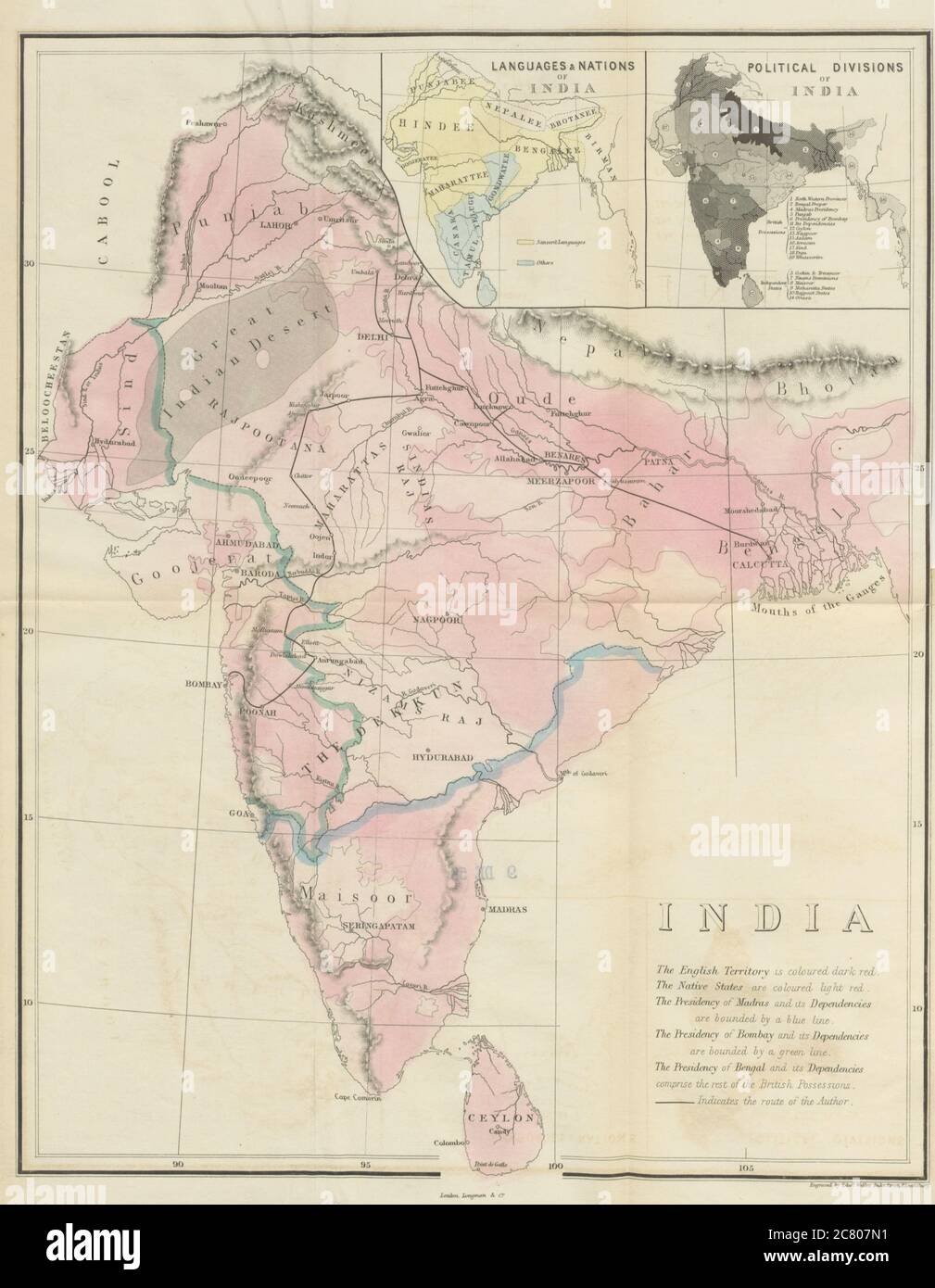 Map of delhi new york hi-res stock photography and images - Alamy