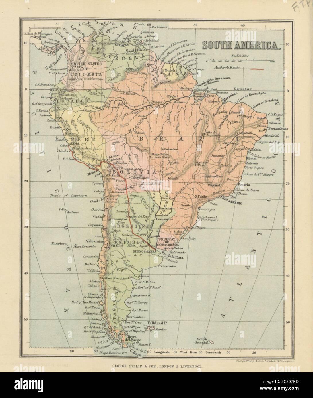 Old peru map hi-res stock photography and images - Alamy
