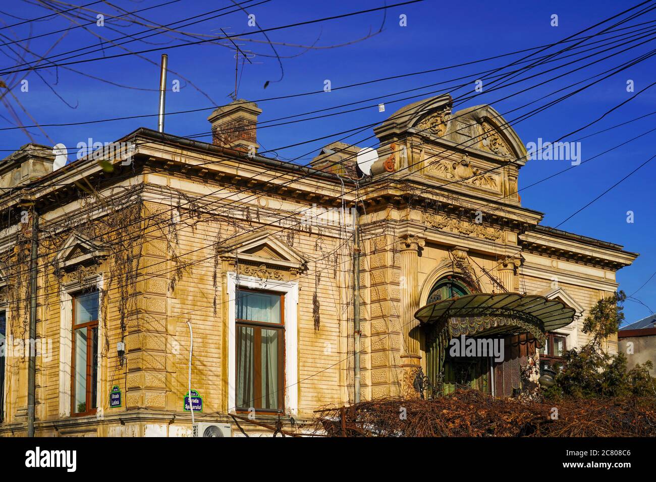 Bucharest, Romania architecture, street scene and cityscape Stock Photo ...