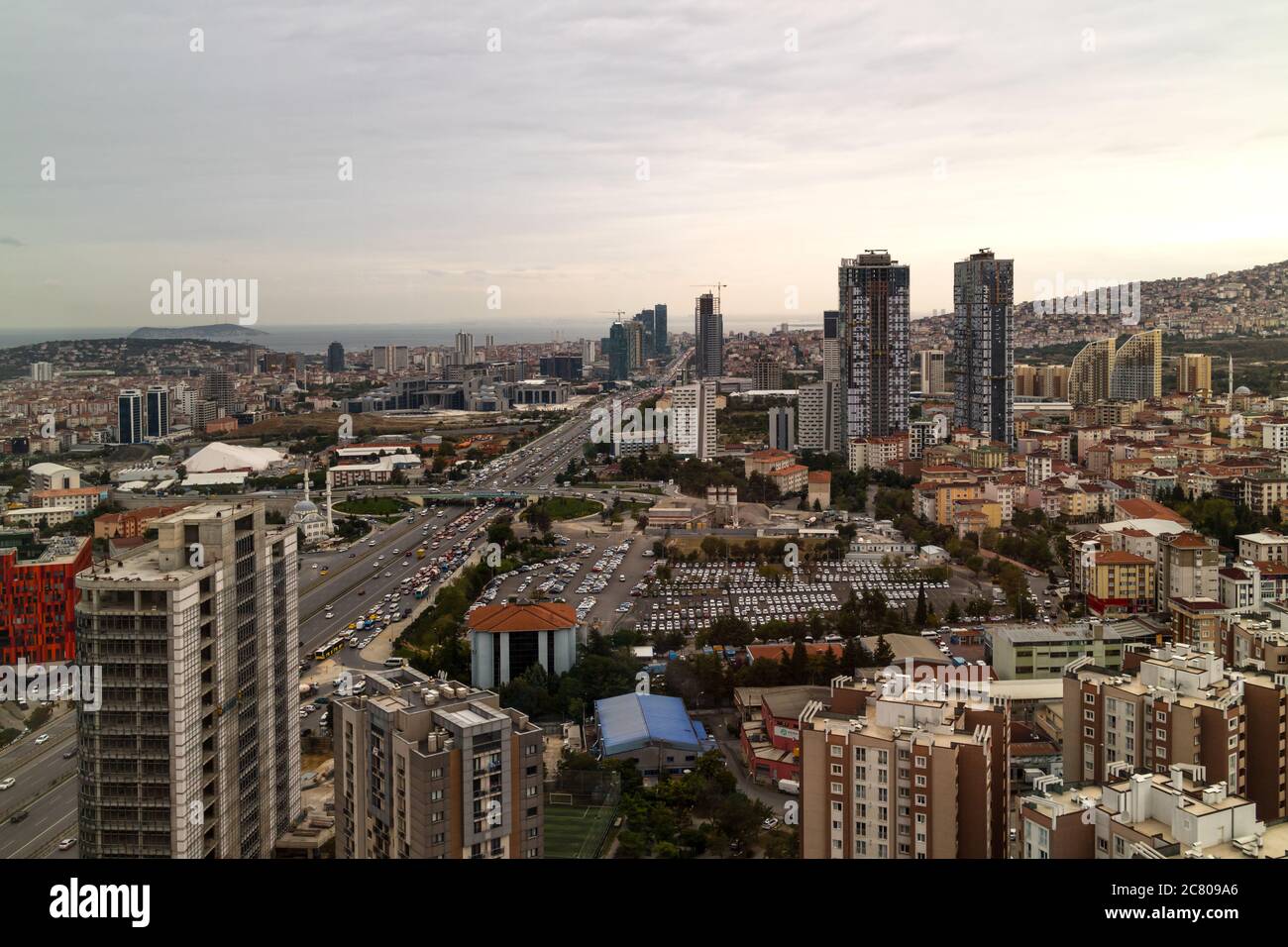 Aerial View of Kartal District Stock Photo - Alamy