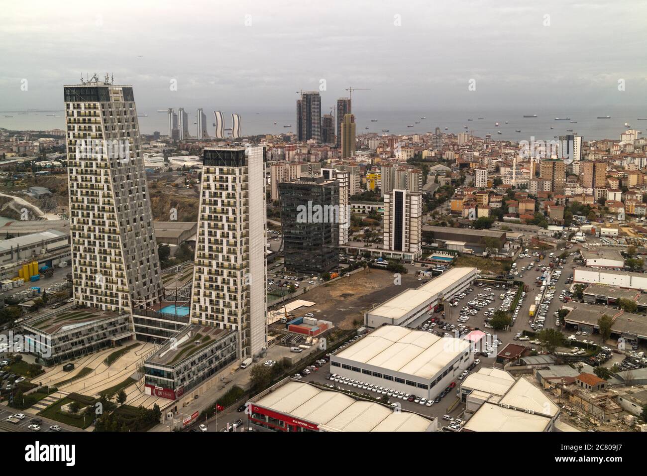 Aerial View of Kartal District Stock Photo - Alamy