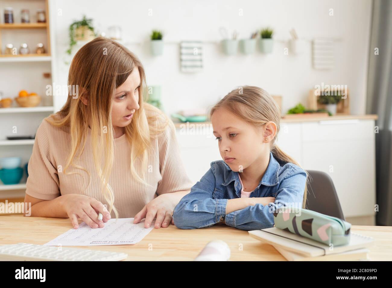 Frustrated parent with children hi-res stock photography and images - Alamy