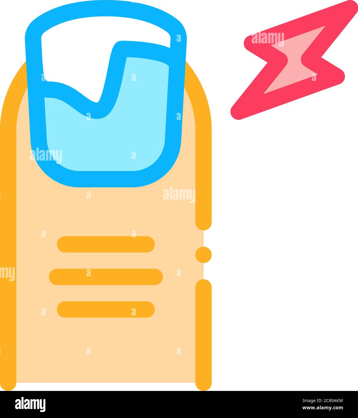 nail ill icon vector outline illustration Stock Vector Image & Art - Alamy