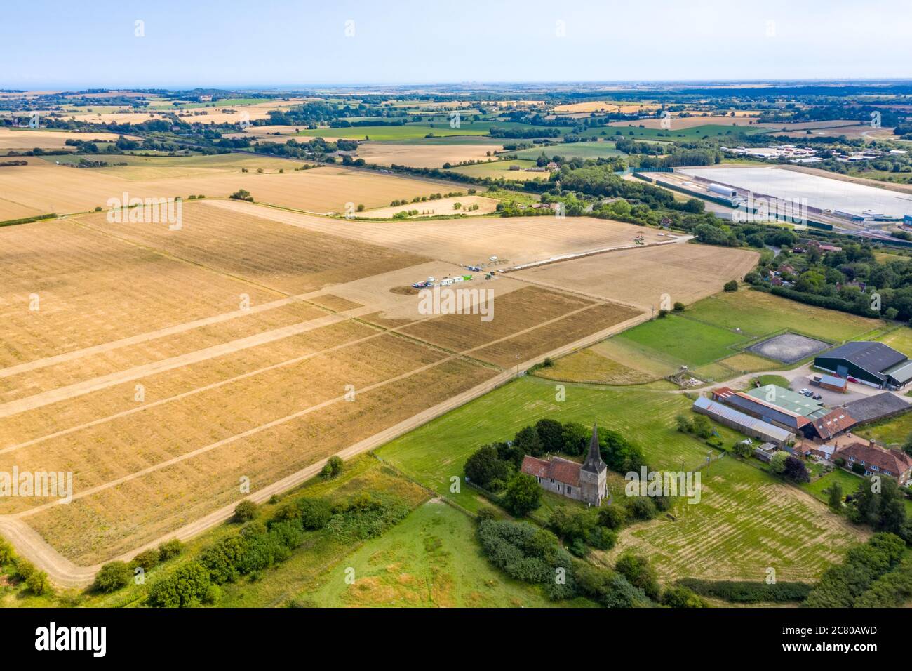 Ashford lorry park hi-res stock photography and images - Alamy