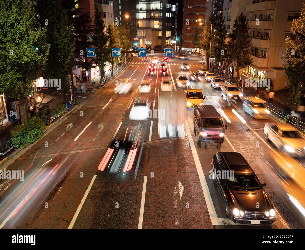 Big cities in the speed of light hi-res stock photography and images ...