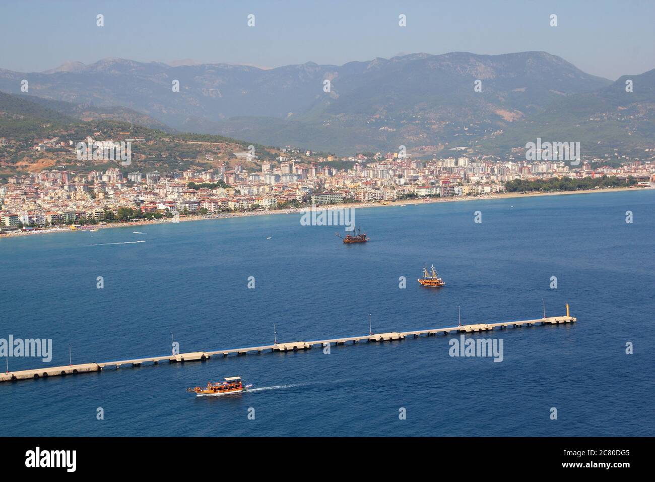 yacht port in Turkey Stock Photo - Alamy