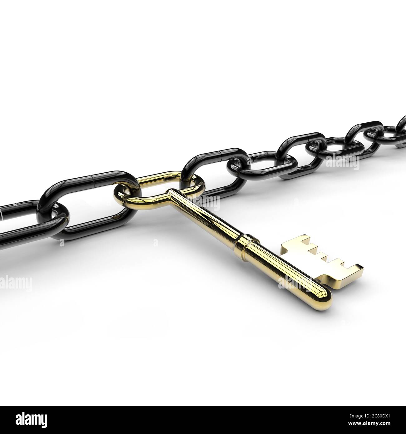 Gold chain black background hi-res stock photography and images - Alamy