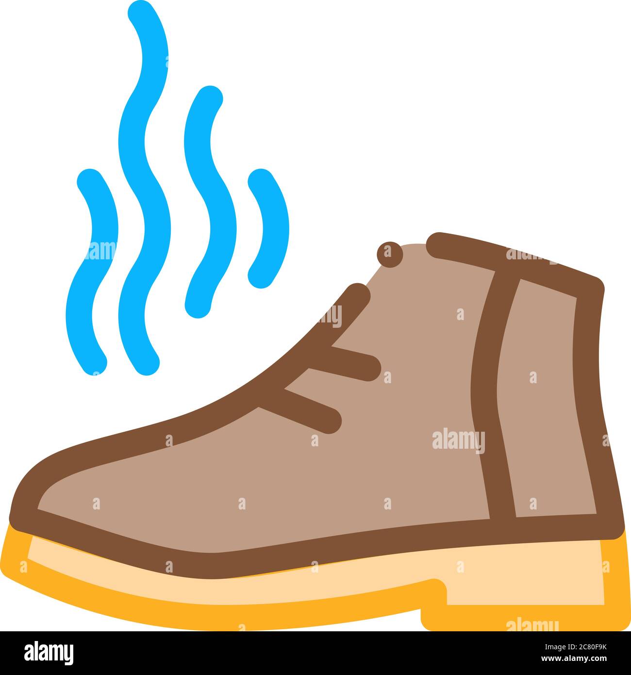 smell boot icon vector outline illustration Stock Vector Image & Art ...
