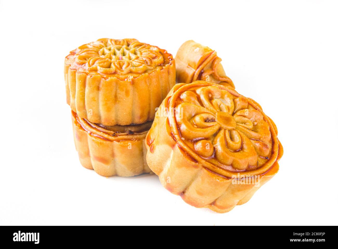 Traditional Chinese sweet dessert. Homemade Chinese snow skin and baked ...