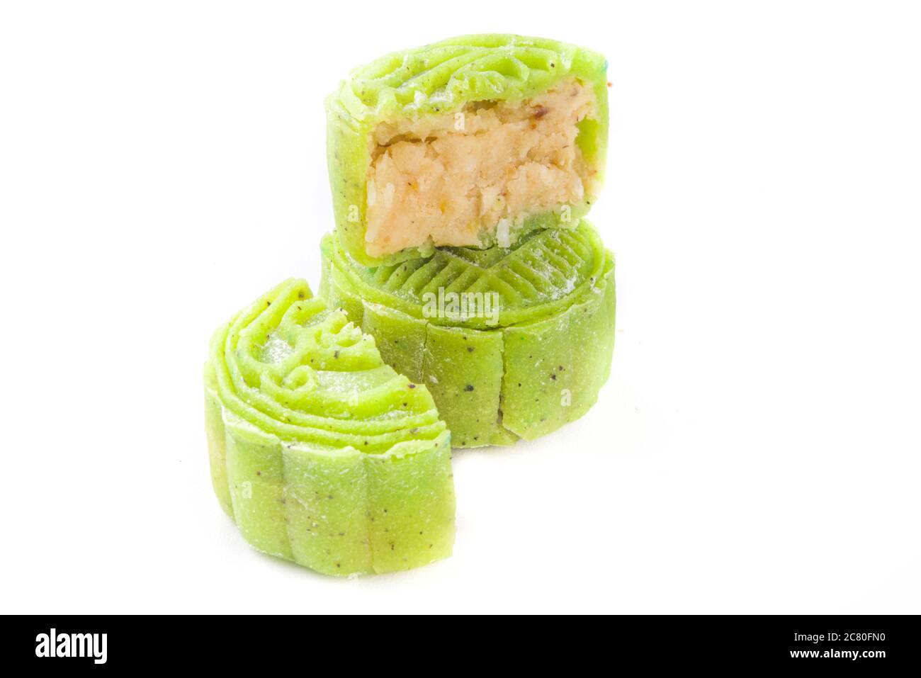 Traditional Chinese sweet dessert. Homemade Chinese snow skin and baked ...