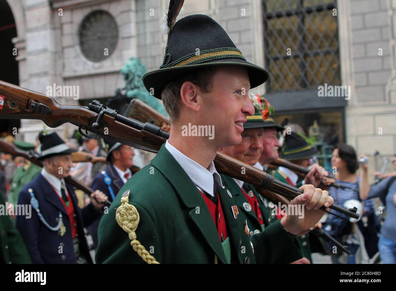 A Group of People in Traditional Bavarian Costume Stock Photo - Alamy