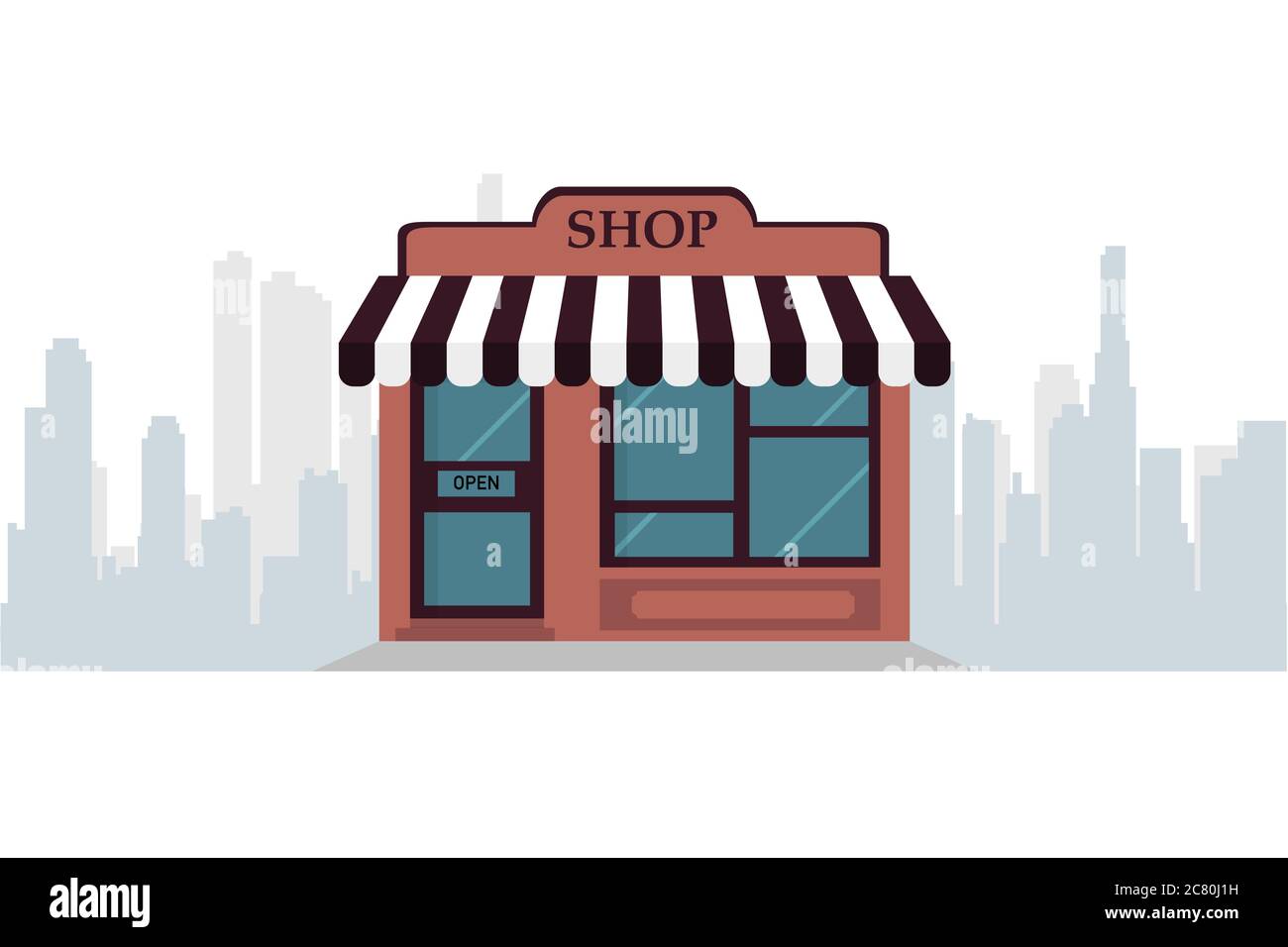 Storefront Stock Vector Images - Alamy