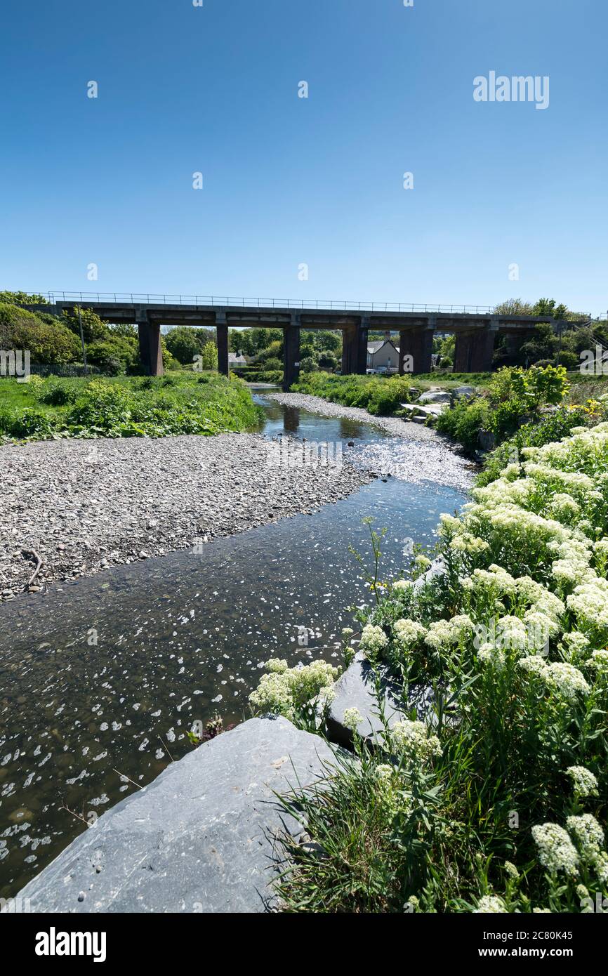 River Dulas at Llanddulas on the North Wales coast Stock Photo - Alamy