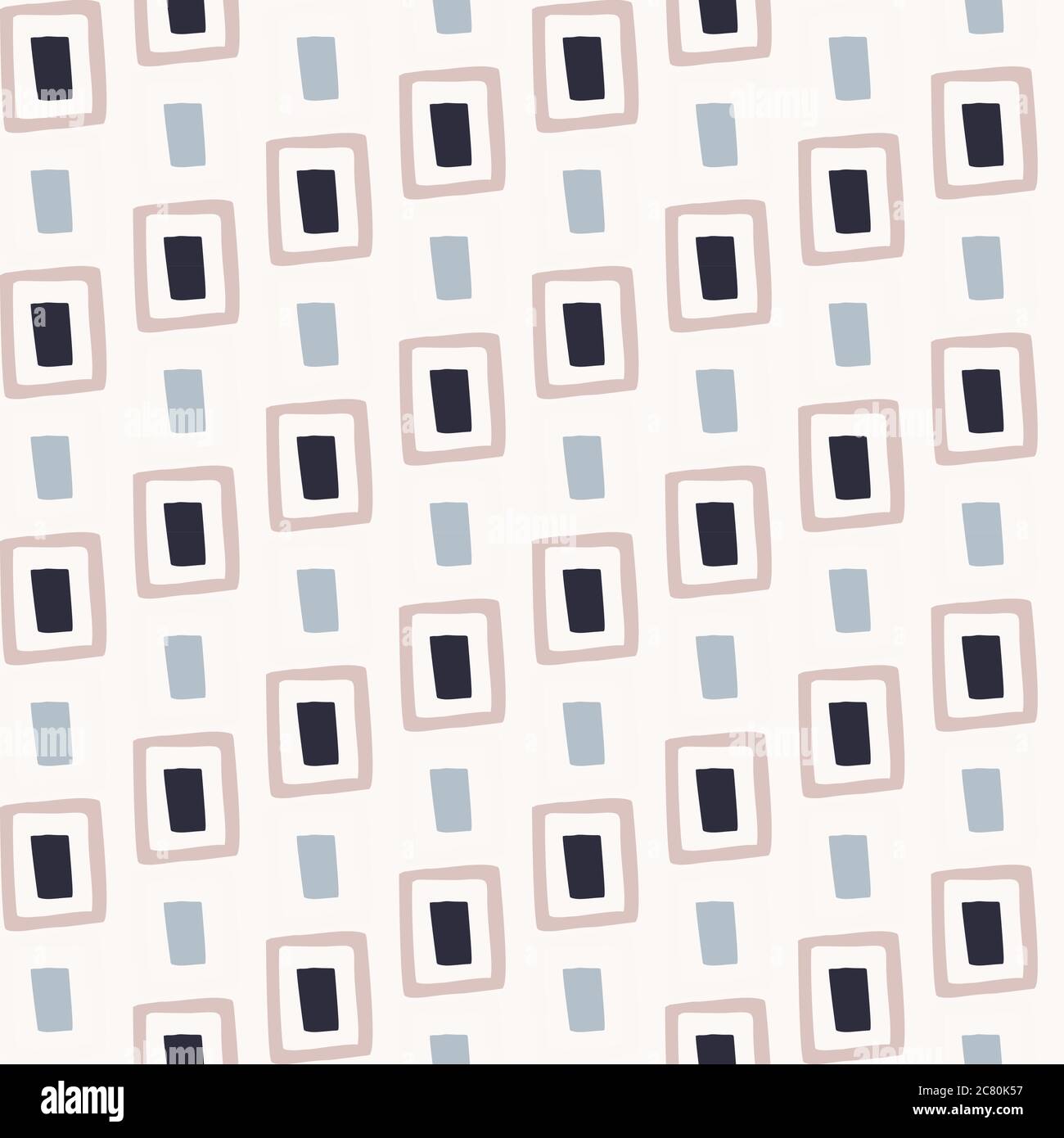 Seamless minimal geo shape pattern design. Neutral pastel color in ...