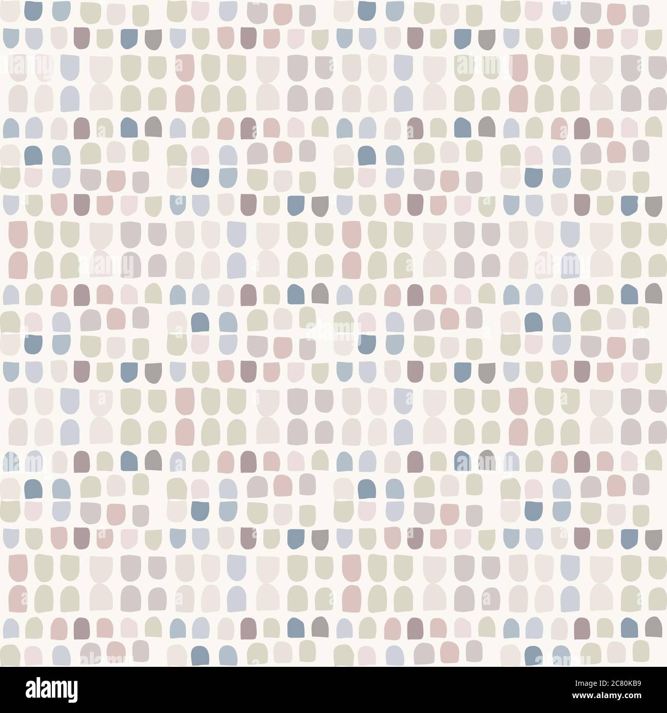 Seamless minimal geo shape pattern design. Neutral pastel color in ...