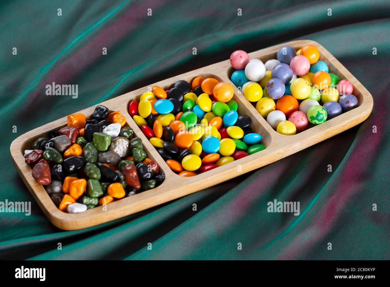multicolor sugar coated chocolates background Stock Photo - Alamy
