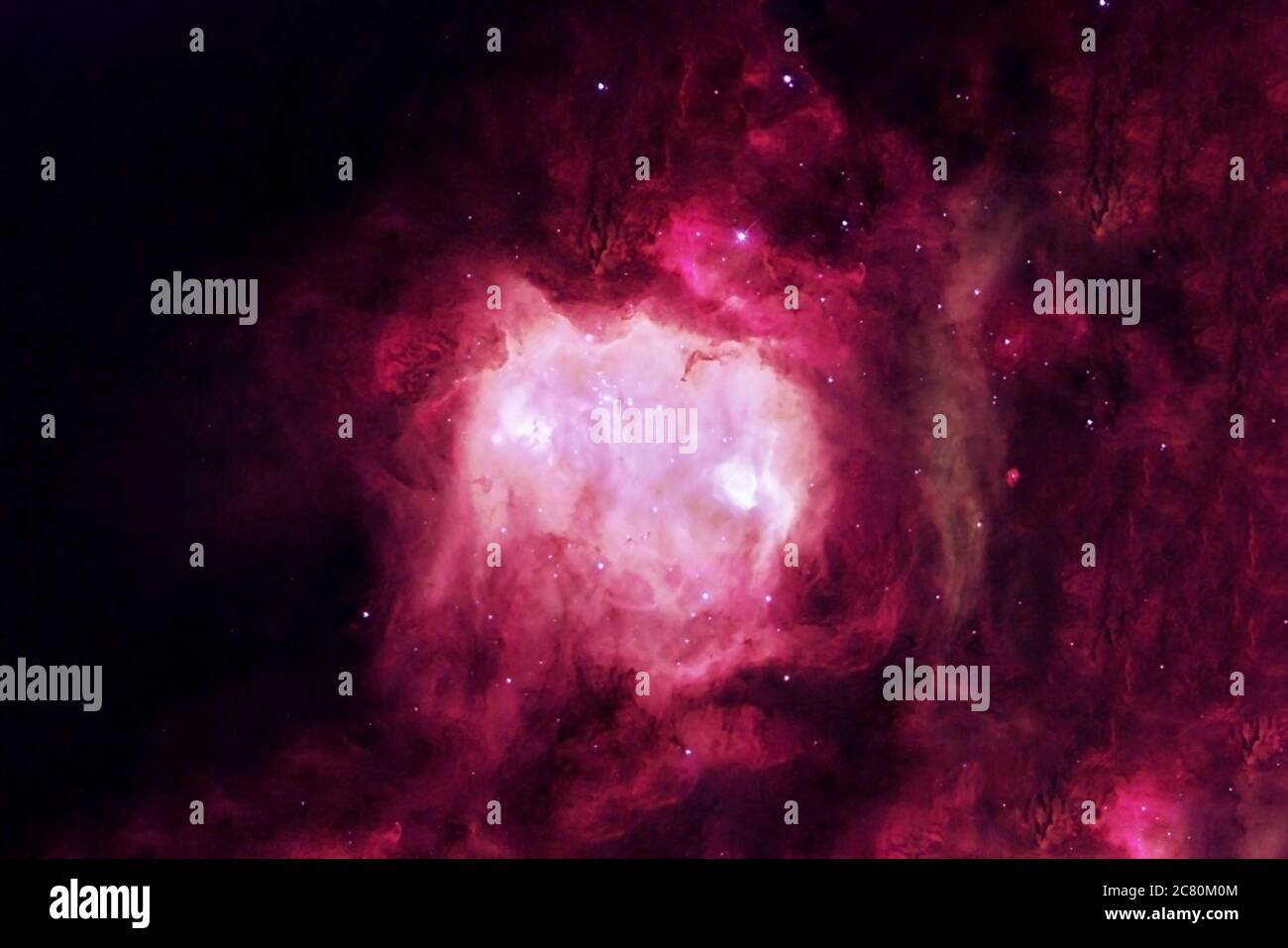 Red space nebula. Elements of this image were furnished by NASA Stock ...