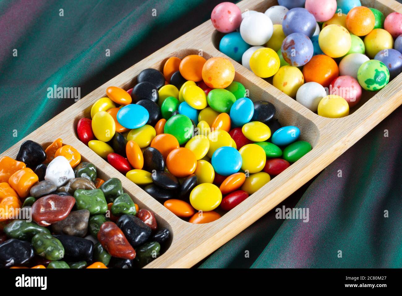 multicolor sugar coated chocolates background Stock Photo - Alamy