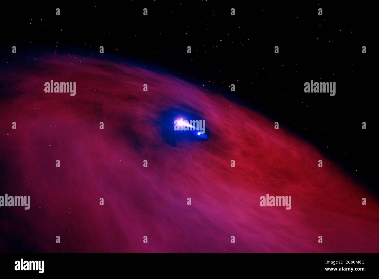 Neutron star in the nebula. Elements of this image were furnished by ...