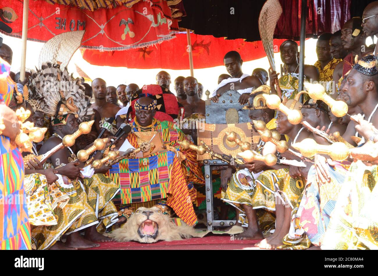 A cultural event. Kumasi, Ghana, West Africa Stock Photo - Alamy
