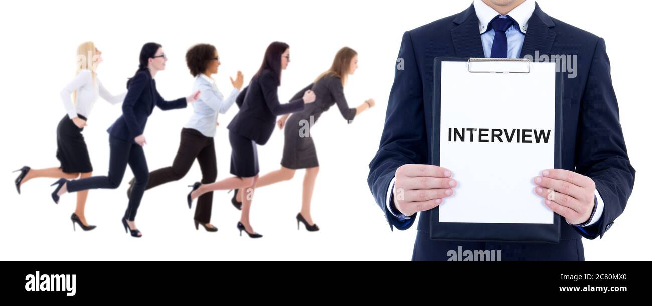 health resource concept - running business women and man holding ...