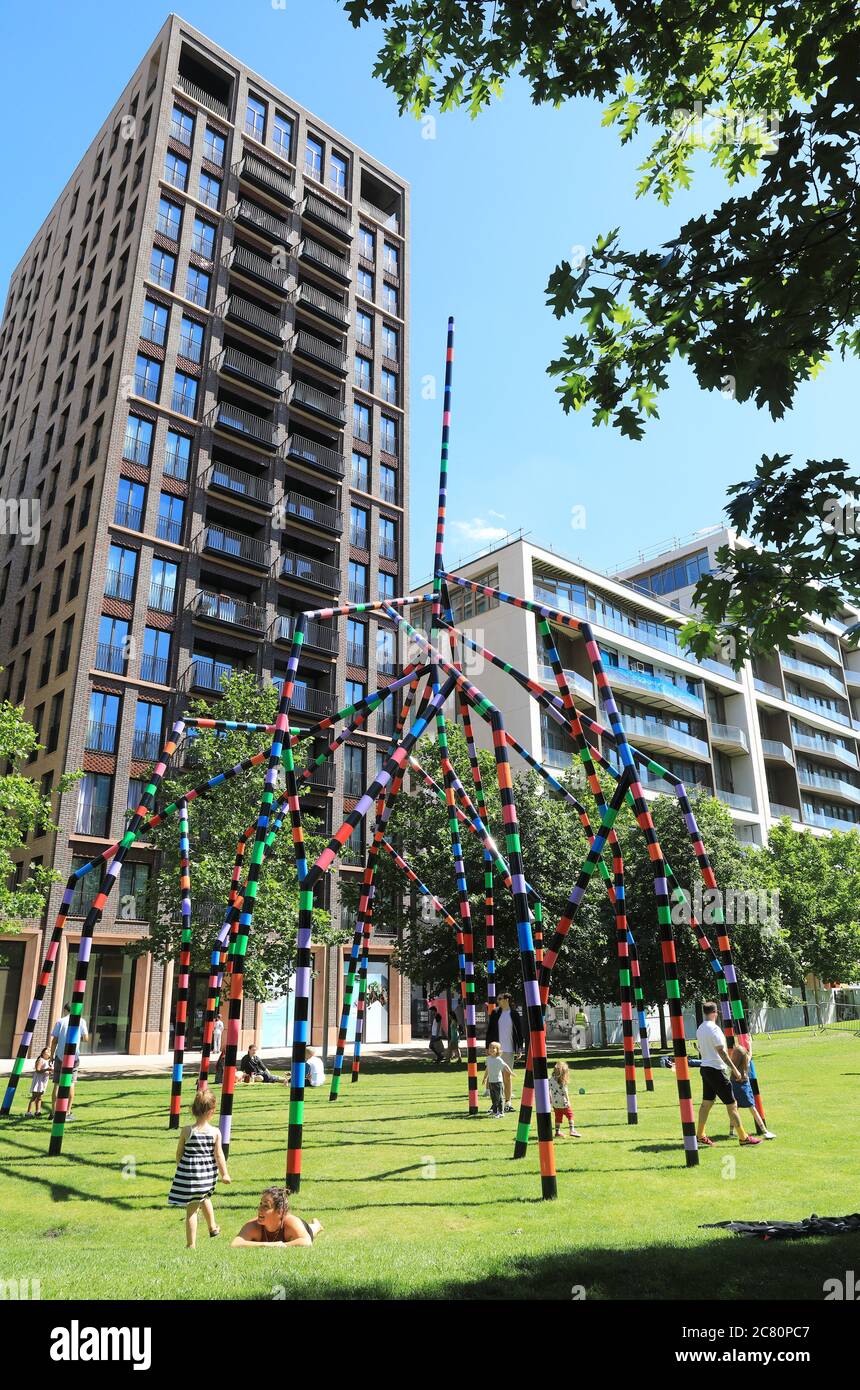 My World And Your World, the new striking & colourful sculpture by Eva ...