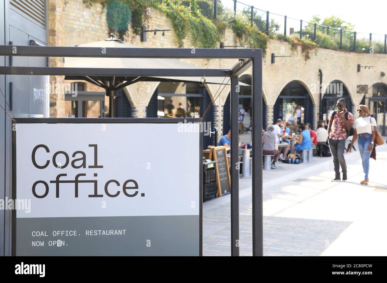 The Coal Office restaurant on Bagley Walk with Covid-safe mesaures in ...