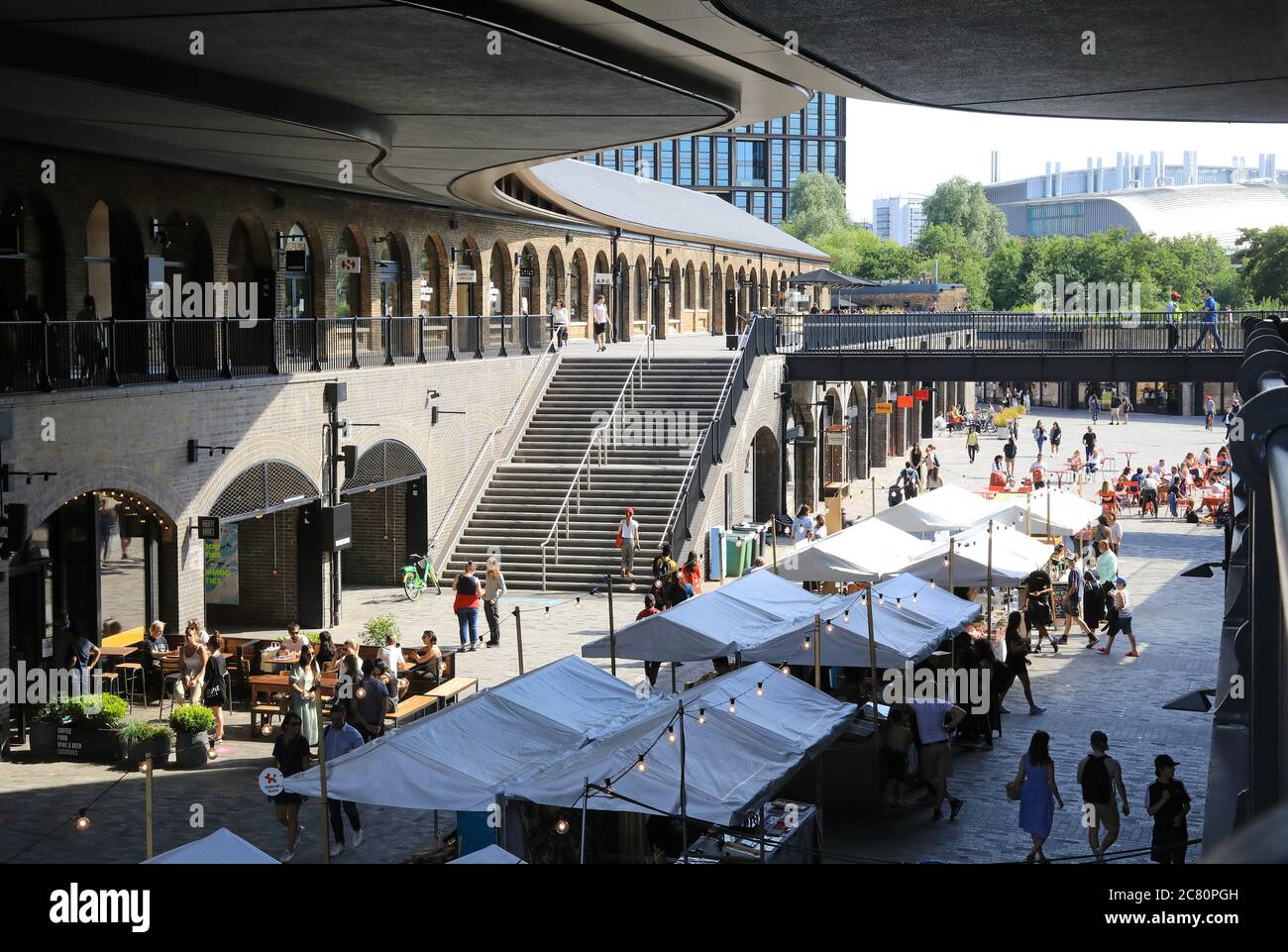 Independent, artisan Canopy Market, temporarily sited at fashionable ...