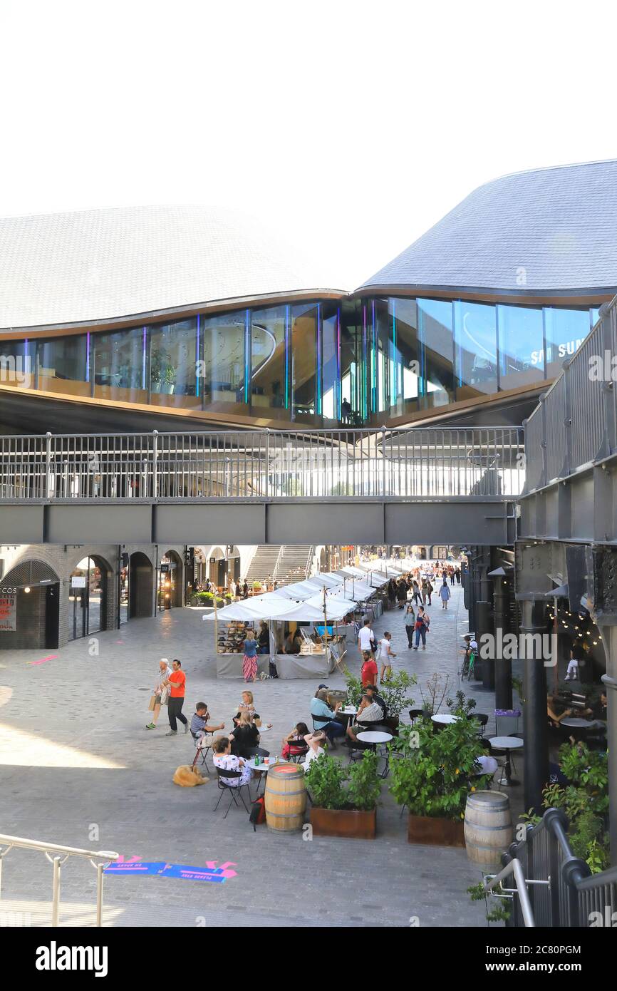 Independent, artisan Canopy Market, temporarily sited at fashionable ...