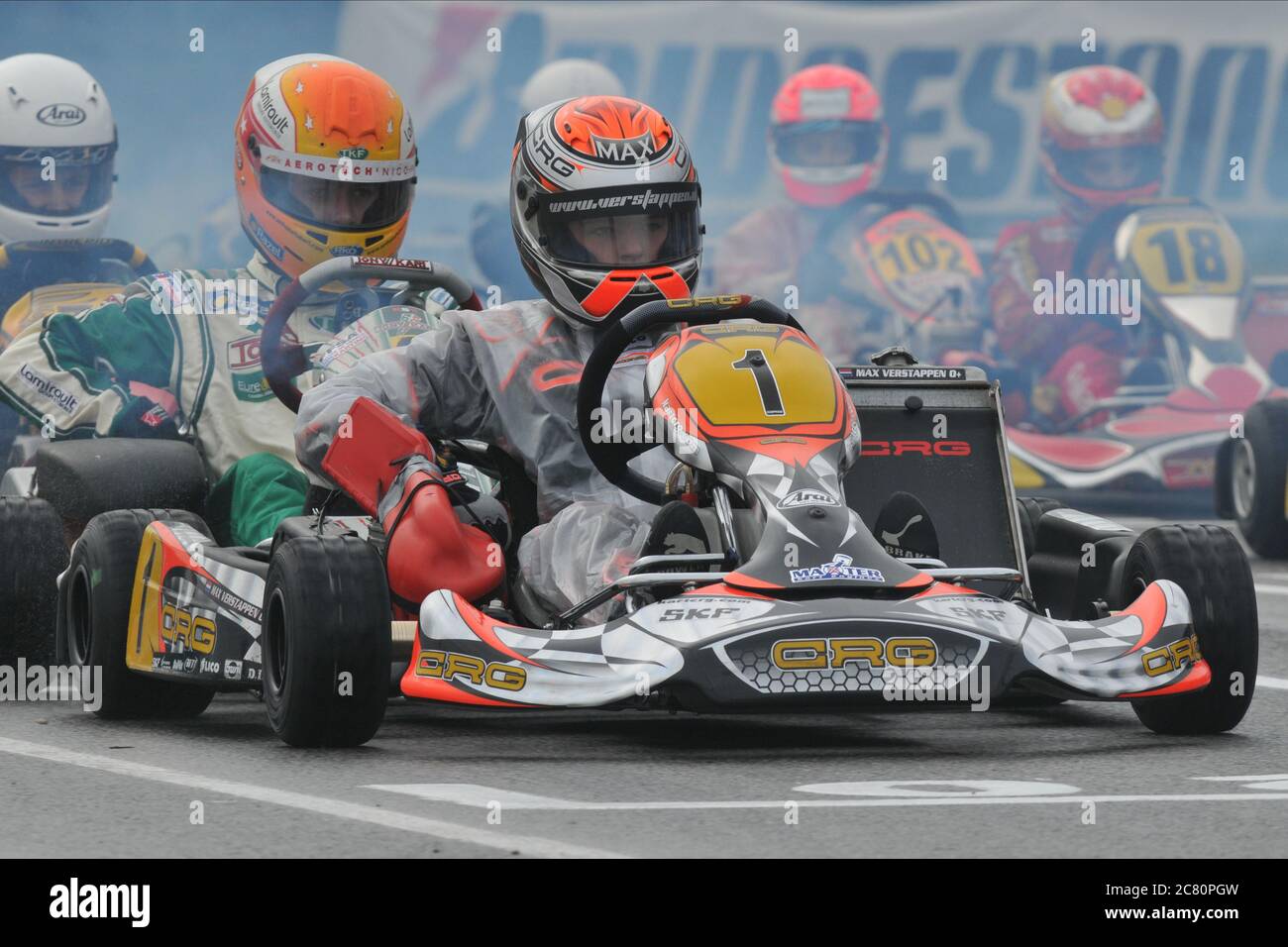 Max Verstappen's junior international karting career Stock Photo - Alamy